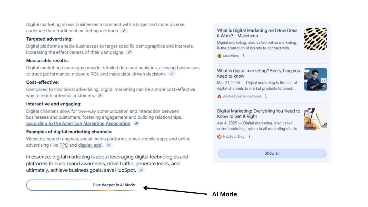 What Is Google AI Mode and How It Works in Search & Apps - c3digitus
